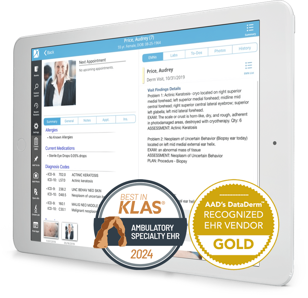 EHR Software and Practice Management for Dermatology | Nextech