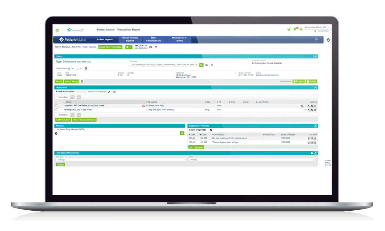 Ophthalmology EHR Systems & Practice Management Solutions | Nextech