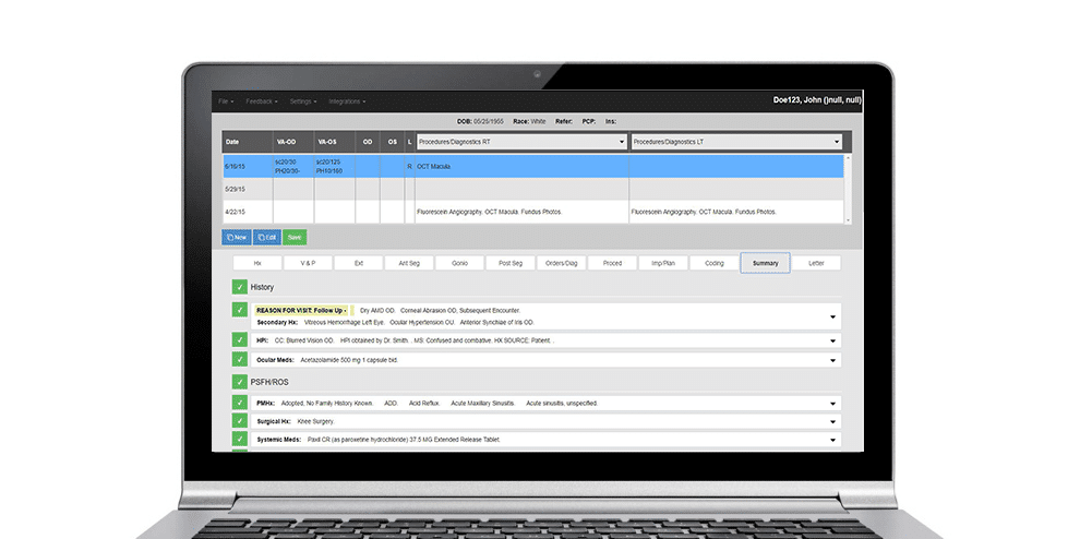 EMR Software for Ophthalmology Practice | Ophthalmology EMR | Nextech